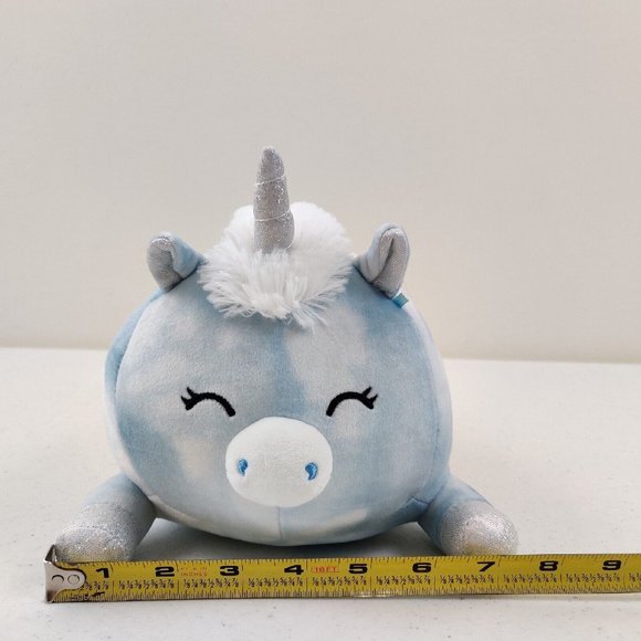 Squishmallows | Toys | Squishmallows Devla The Blue Unicorn Laying Hug ...